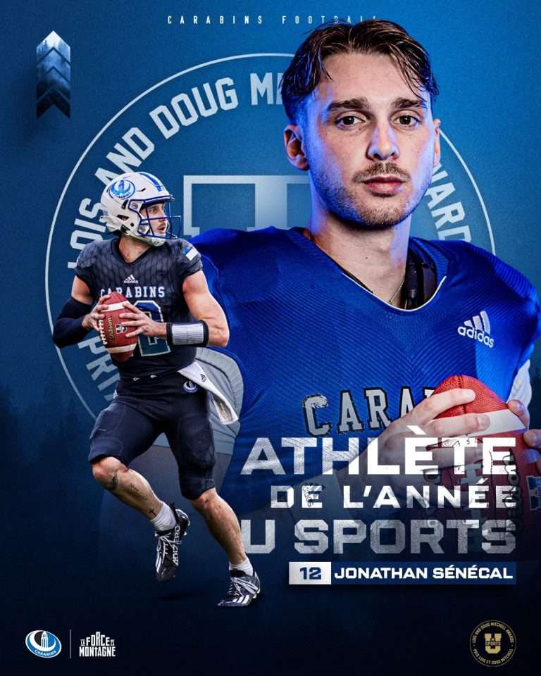 Sénécal est l’athlète de l’année au Canada - Football