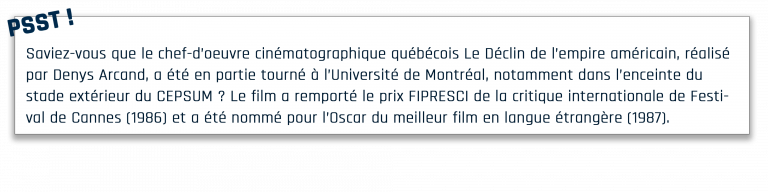 Le Stade extérieur du CEPSUM | Carabins de l'Université de Montréal