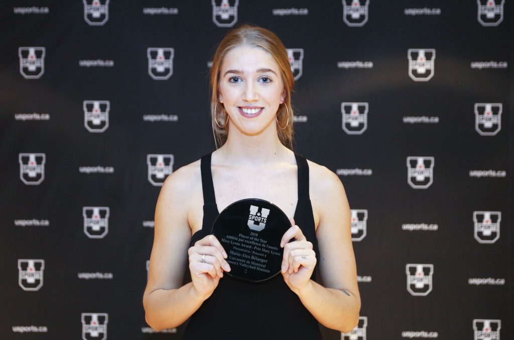 La consécration pour Marie-Alex Bélanger - Carabins