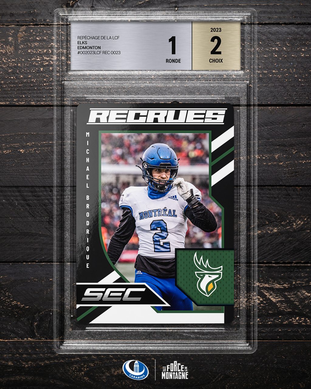 En moins de deux et Brodrique devient un Elk - Carabins